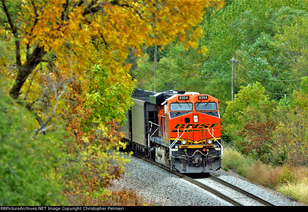 BNSF 6354 - Rear DPU on C-BTMSKS0-16